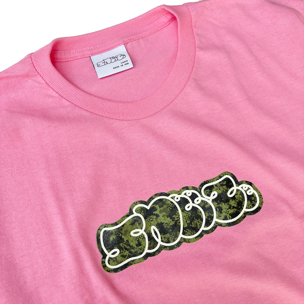 SNEEZE MAGAZINE Camo Logo S/S Tee – Delicious Sendai
